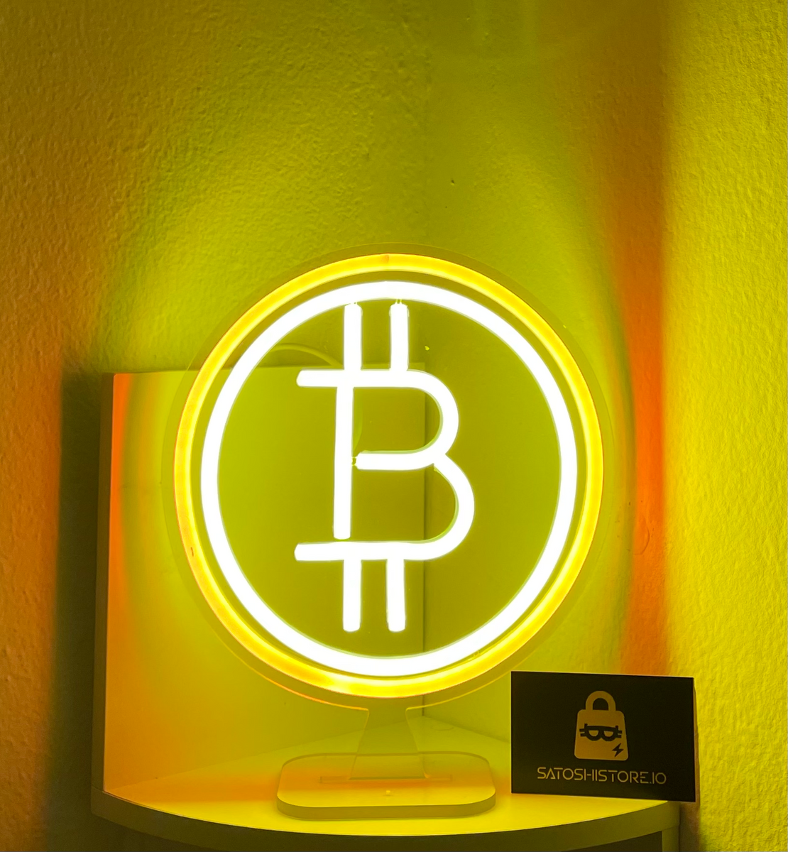 Bitcoin LED Neon Lamp – SatoshiStore.io