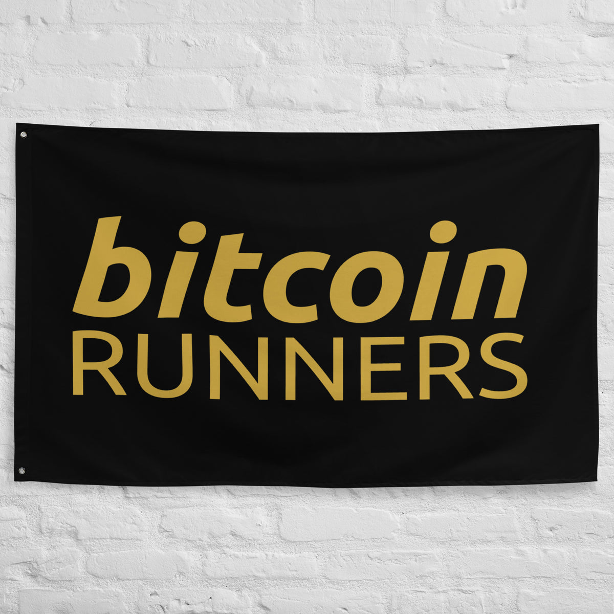 Bitcoin Runners Flag – SatoshiStore.io