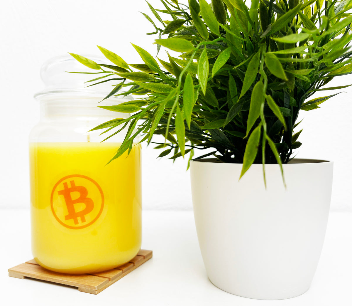 Bitcoin Circle Transparent Sticker – SatoshiStore.io