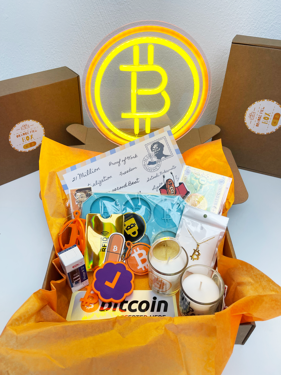 Orange Pill Box – SatoshiStore.io